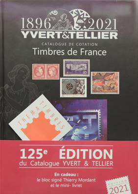 Catalogue Yvert et Tellier Timbres de France 2020